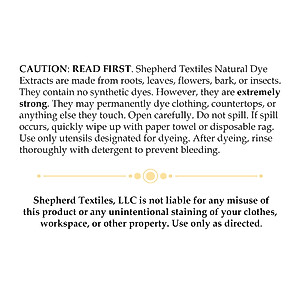Shepherd Textiles French Weld Extract Natural Dye, 1 oz.