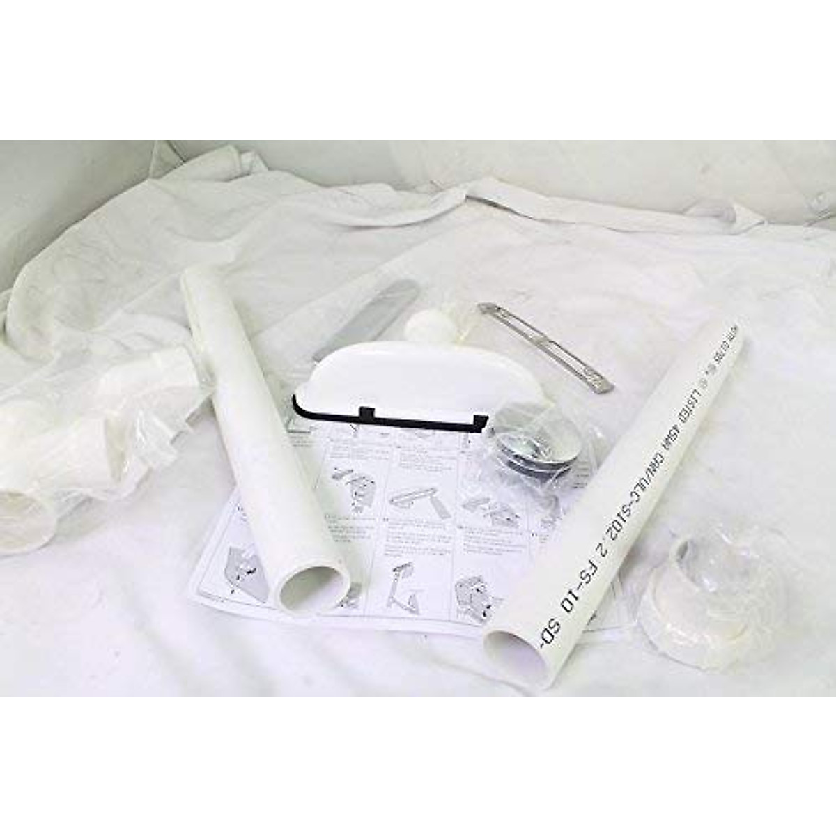 KOHLER 7272-CP Clearflo Slotted Overflow Bath Drain with Toe-Tap Stopper, Above- or Through-the-Floor Placement, Polished Chrome