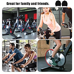 2pcs Pedal Converter, Bike Pedal Converters Clipless Pedal Converter Pedal Converters Compatible with Peloton Bike Replacement Pedals Adapter for Original Bike (Black)