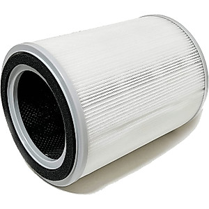 Nispira 3-in-1 True HEPA with Activated Charcoal Replacement Filters, Compatible with TOPPIN TPAP001 Air Purifier Comfy Air C2, 4-Packs