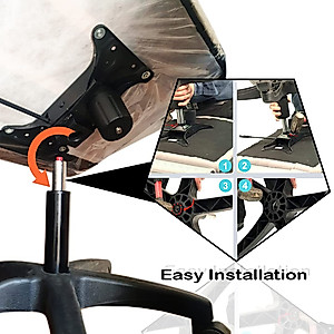 Office Chair Cylinder Replacement | Heavy Duty Best Class Chair Hydrolic (1000lbs)| Gas Cylinder for Office Chair, Gaming Chair, Computer Chair | 5.13" Length Extension