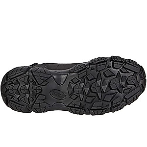 Thorogood Crosstrex 6 Waterproof Side-Zip Tactical Hiking Boots for Men - Lightweight Premium Leather and Breathable Nylon with BBP Membrane and Traction Outsole, Black/Grey - 14 W US