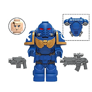 Immerse Yourself in The 40K Universe: Choose from 7 Exquisite Character Models ， Authentic Detailing and Durable PVC Construction ，Heights up to 1.77 inches！ (7-piece set)