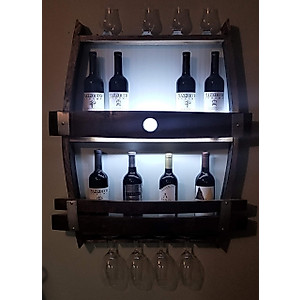 Lighted Wine/Whiskey Rack