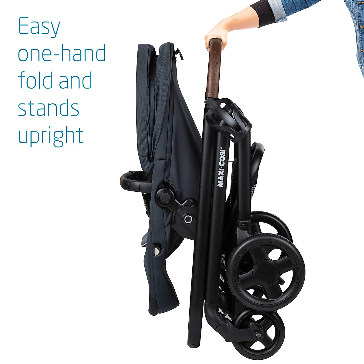 Maxi-Cosi Tayla Stroller, Modular Lightweight Stroller Seat, Parent or World Facing, Essential Graphite