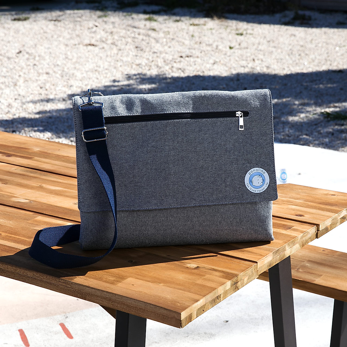 Panolina Tote Diaper Bag with Baby Changing Station - Cute Travel Diaper Bag with Organizing Pouches and Stroller Straps in Messenger Style