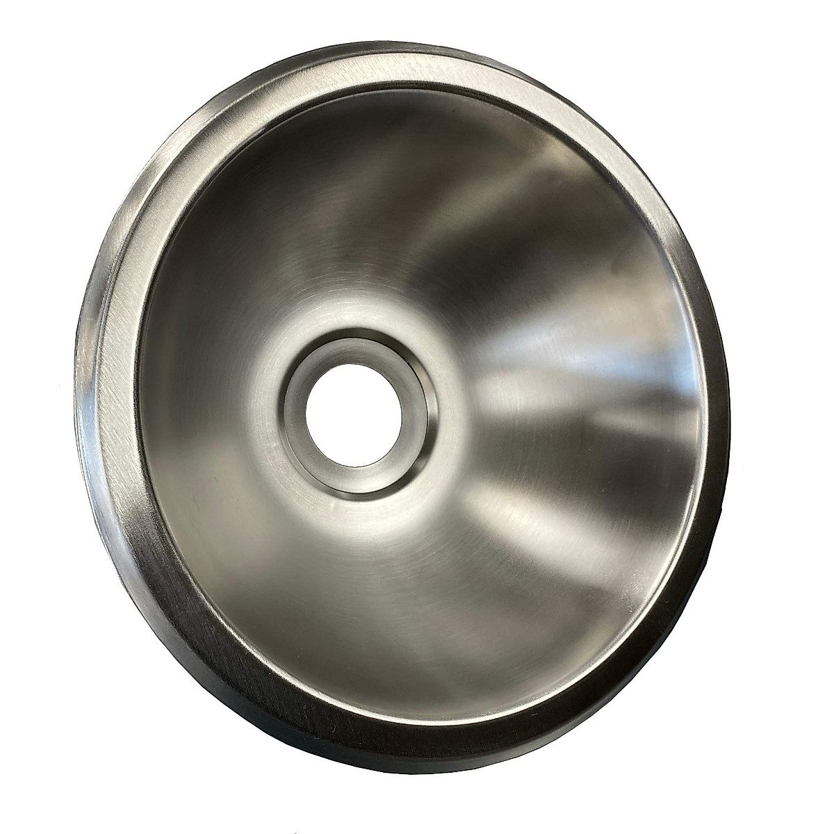 Class A Customs | 10" Round Stainless Steel Sink | 300 Series Stainless Steel | RV Camper Motor Home Sink | Concession Sink | 22 Guage