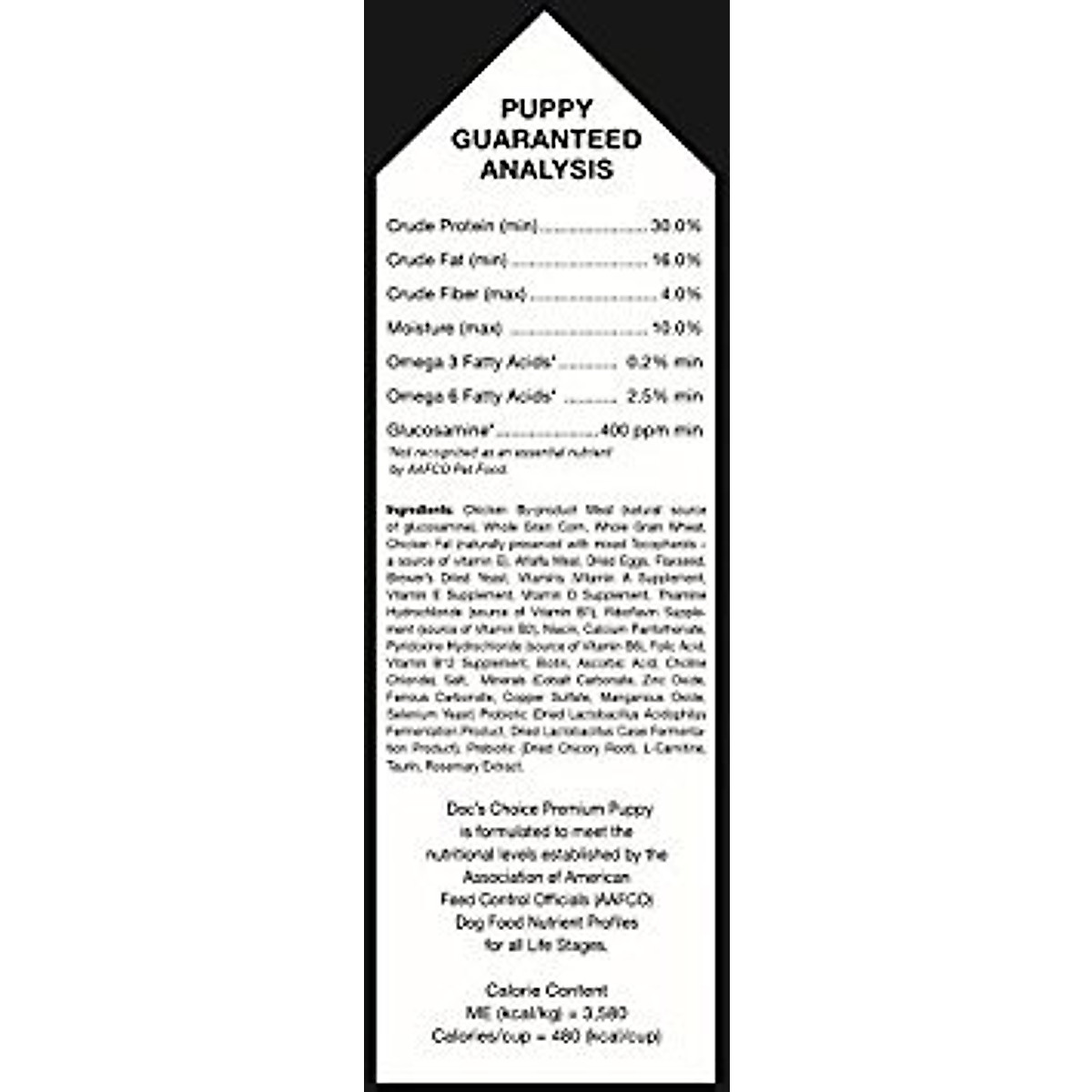 Doc's Choice Premium Chicken Puppy Food - Great for Puppies, Pregnant and Nursing Dogs, Veterinarian Developed, No Fillers/Artificial Ingredients, Made in the USA