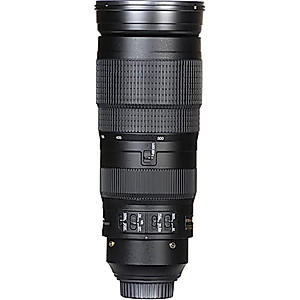 Nikon Intl. AF-S NIKKOR 200-500mm f/5.6E ED VR Lens with Essential Accessory Bundle. Includes SanDisk 64 Ultra Memory Card, 57inch Professional Tripod & Much More. 20058