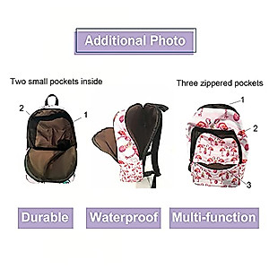 Grandkli Unicorn Fantasy Gymnastic Personalized Backpack for Teen Boys Girls ,Custom Travel Backpack Bookbag Casual Bag with Name Gift, 11.8 inches (L) x 5.51 inch (W) x 17.72 inches (H)