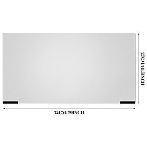 Frienda 5 Pcs Magnetic Shelf Liners Heavy Clear Waterproof Magnetic Wire Shelf Cover Plastic Storage Rack Liners with 25 Pcs Magnetic Strips for Wire Shelve Kitchen Shelves(29 x 10.5 Inch)