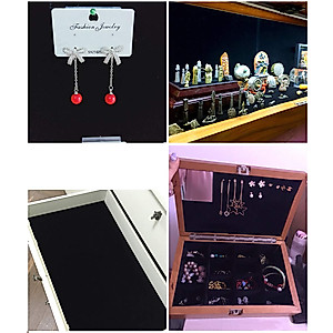 Taogift Self Adhesive Black Velvet Flock Liner Sticker for Drawer Dresser Cabinets Jewlery Displays Backsplash Arts Crafts Decor (Black, 17.7x98 Inches)