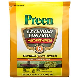 Preen Extended Control Weed Preventer - 10 lb. Bag - Covers 1,630 sq. ft.