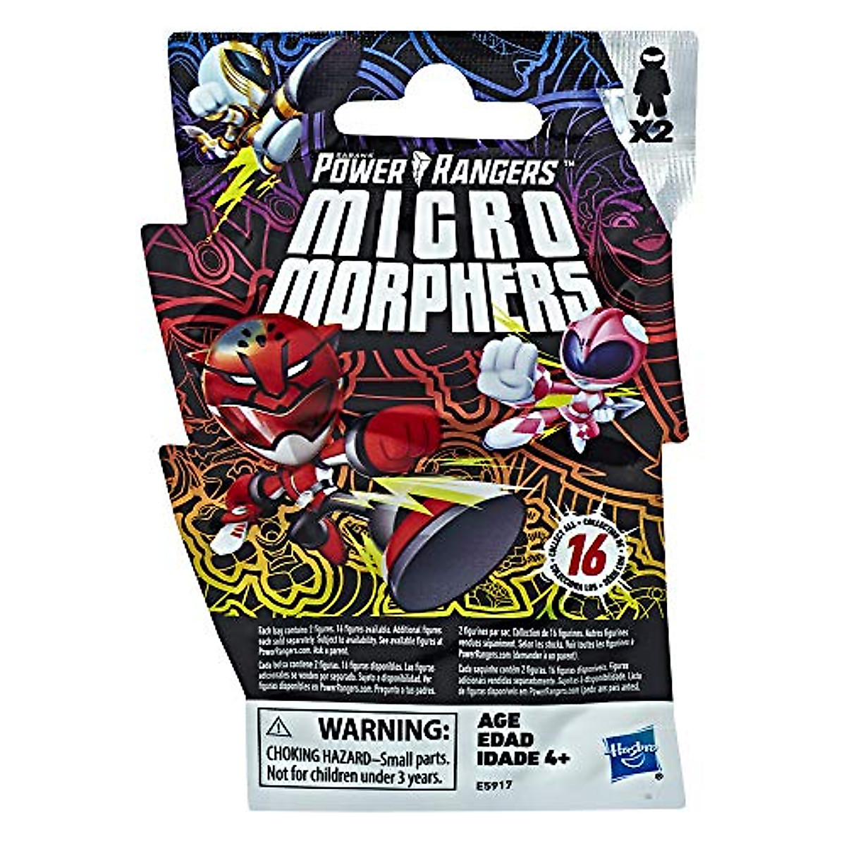 Power Rangers Hasbro Toys Toys Micro Morphers Series 1 Collectible Figures, Great for Party Favors & Stocking Stuffers