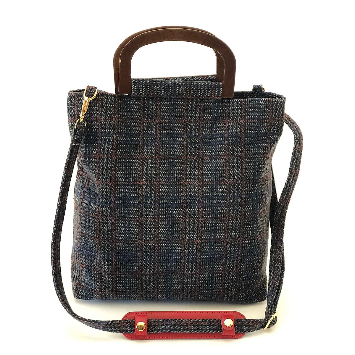 Shoulder Strap Pad for Designer Trendy Bags (Red)