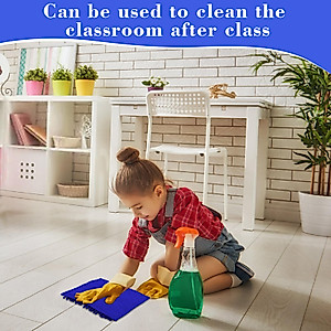 Locker Rug 10 x 10 Inches School Locker Carpet Chenille Locker Carpet with Non Skid Backing Locker Decorations (1, Blue)