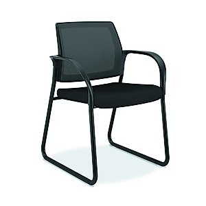 HON Ignition Sled Base Chair, Black CU10