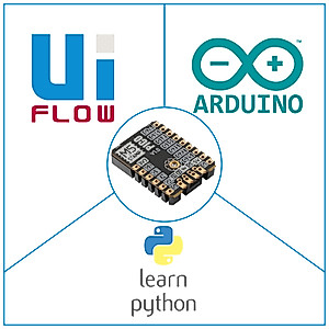 MakerFocus M5Stack M5Stamp Pico Development Kit: 2pcs ESP32-PICO-D4 2.4GHz WiFi IoT Development Board Microcontroller Industrial, Smart Home, Medical Supports Ar duino, MicroPython, ESP32-IDF, UIFlow