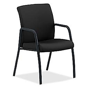 HON Ignition 4-Leg Guest Chair Office Chiar, Black