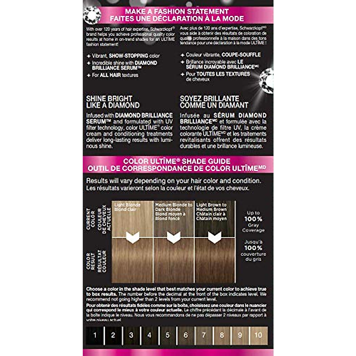 Schwarzkopf Color Ultime Hair Color Cream, 7.0 Dark Blonde (Packaging May Vary)