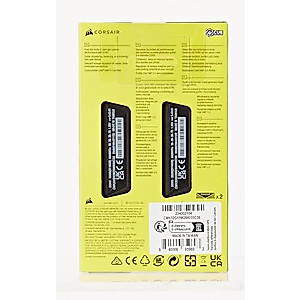 CORSAIR VENGEANCE DDR5 RAM 32GB (2x16GB) 6000MHz CL36 Intel XMP iCUE Compatible Computer Memory - Black (CMK32GX5M2B6000C36)