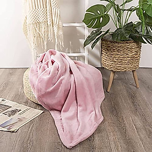 NANPIPER Baby Blankets, Super Soft Fleece Fuzzy Blanket for Toddler, Luxury Cozy Lightweight Microfiber Plush Blanket-Throw Size 30"x40",Pink
