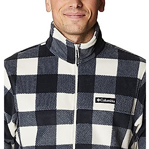 Columbia Men's Steens Mountain Printed Jacket, Chalk Check Print, 4X Big