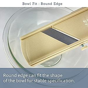 SOONEAR Mandoline Slicer for Vegetable, Fruit [Made in Japan] Kitchen Peelers Japanese Stainless Steel Blade