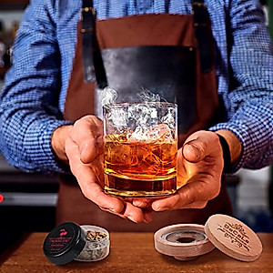 Cocktail Smoker Kit,Cocktail Accessories,Bartender Accessories,Home Bar Accessories,Gift for Men,Drink Making Kit,Whisky Gift Ser for Men,Cocktail Set,Outdoor Smoker,Home Bar Tool Set