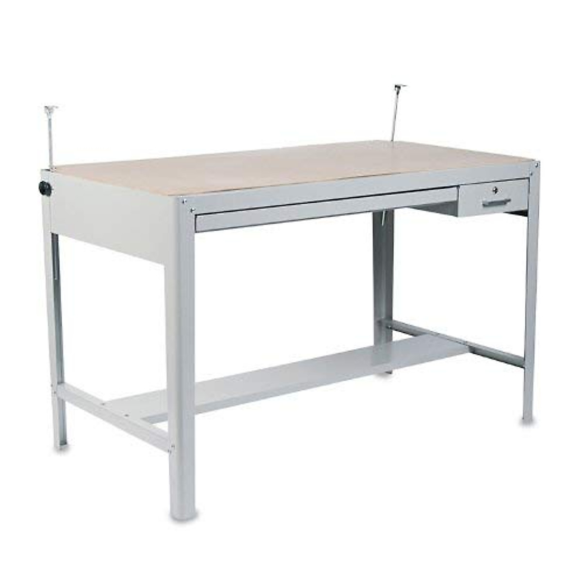 Safco Products 3962GR Precision Drafting Table Base for Use with 3952, 3953 Table Top, Sold Separately, Gray