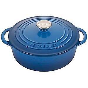 Le Creuset Enameled Cast Iron Shallow Round Oven, 2.75 Qt., Marseille