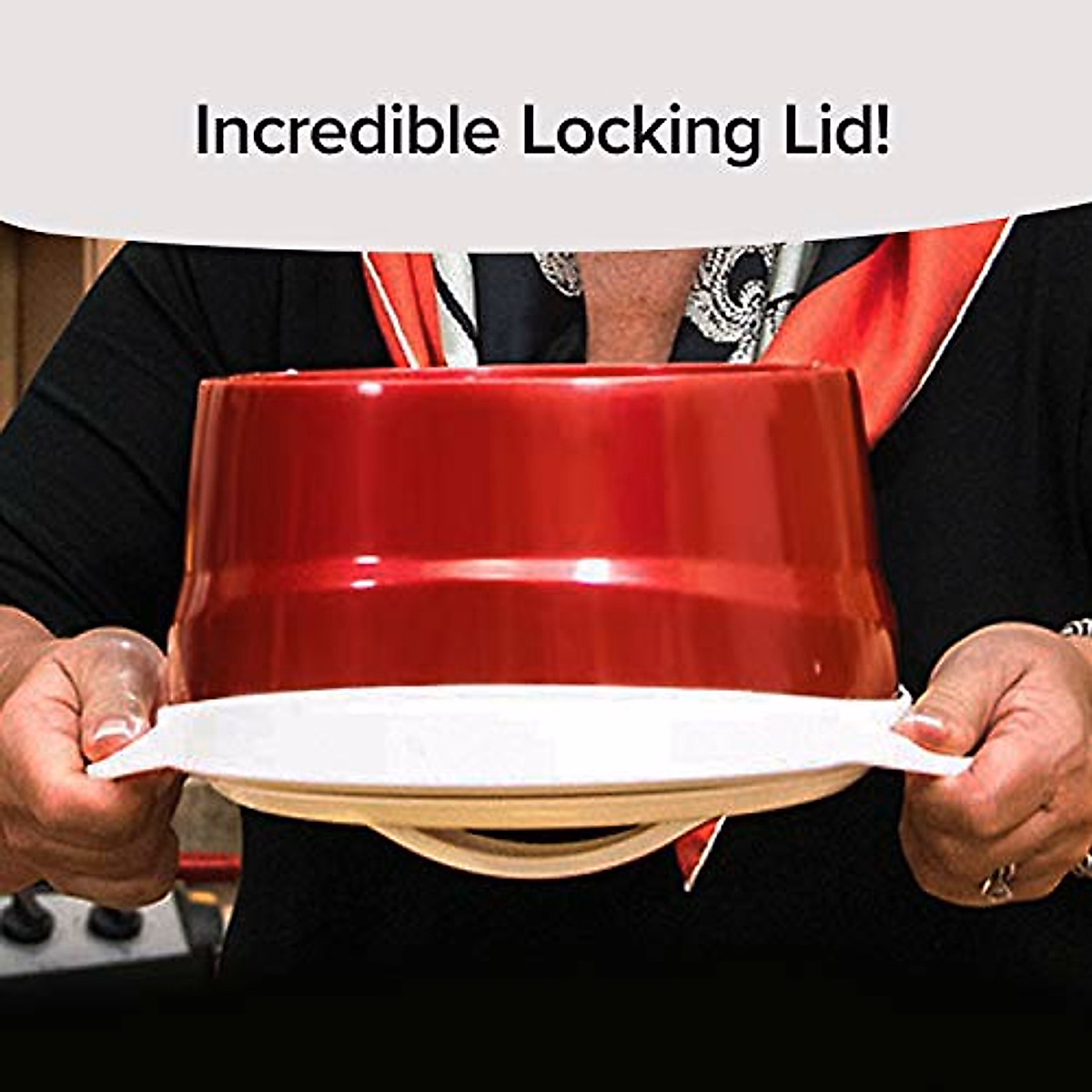 BulbHead Nancy Fuller 6 Hour Bowl AS-SEEN-ON-TV Thermal Insulated Bowl Interior Keeps Food Hot or Cold for 6 Hours–Over 2.25 Qrt. Capacity Feeds–Locking Lid