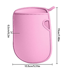 Bath Sponge, PVA Super Soft Exfoliator Sponge Gloves, Bath and Body Exfoliator Mitts, Dual-Sided, Multi-Purpose Glove Exfoliates Skin, Scrubbing Glove for Shower Spa Massage and Dead Skin Cell Remover