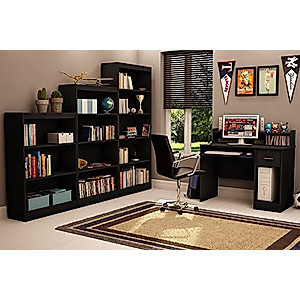 South Shore Axess 5-Shelf Bookcase - Black