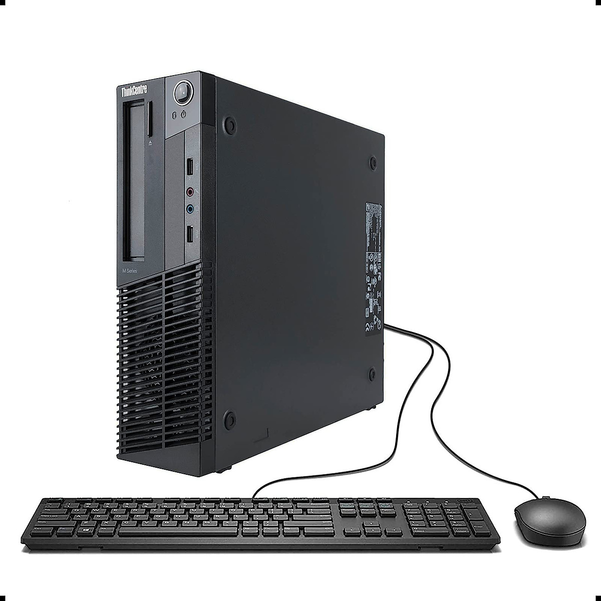Lenovo ThinkCentre M92p High Performance SFF Desktop Computer, Intel Core i5 CPU up to 3.6GHz, 8GB DDR3 RAM, 500GB HDD, Windows 10 Professional (Renewed) (i5 8GB WiFi)