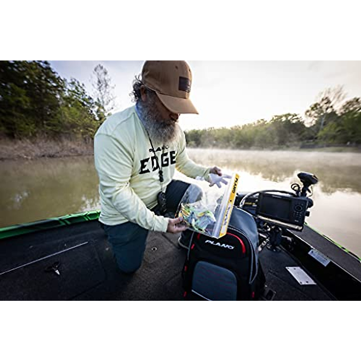 Plano StowAll Series 3700 Waterproof Storage Bag, 14”L x 9” H, Transparent, TPU Material, Waterproof Plastic Zip-Seal Bags for Baits, Lures, & Fishing Tools