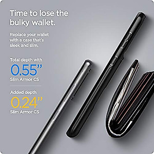 Spigen Slim Armor CS Designed for Galaxy S21 Case (2021) - Black