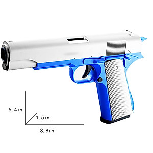 Toy Gun with Soft Bullets, Pistol,Toy Blaster Gun, 1: 1 Size ， Guns for Boys,Gift Kids，Training or Play