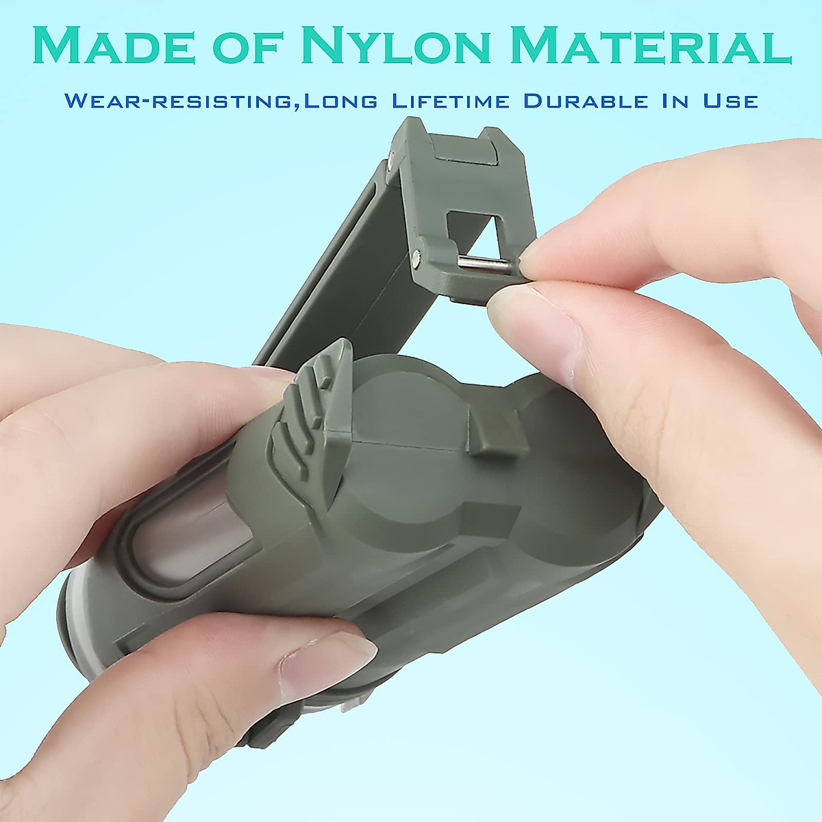 SunshineFace Rechargeable Battery Storage Waterproof Battery Case for 18650/AA/AAA/CR123 Batteries