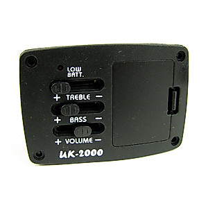 Ukulele & Cigar Box Guitar Pre-Amp Kit with 2-band EQ