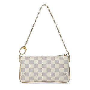 Louis Vuitton, Pre-Loved Damier Azur Pochette Milla MM, White