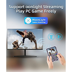 RG405V Retro Video Handheld Game Console Android 12 System 4’’ IPS Touch Screen Game Player Built-in 128G TF Card 3154 Classic Games 5500 mAh Battery Compatible with Bluetooth and WiFi