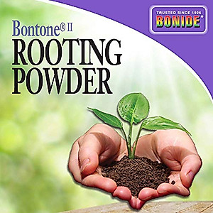 Bonide Bontone II Rooting Powder, 1.25 oz Ready-to-Use Dust for Houseplants and Transplants Speeds Root Development
