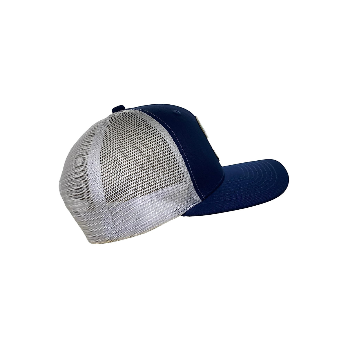 Denali Trucker Hat w/National Park Woven Patch (Navy/White)