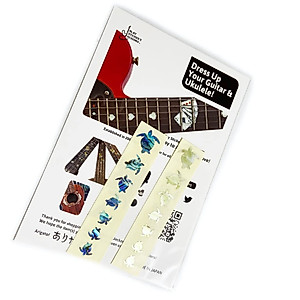 Inlay Sticker Fret Markers for Ukuleles - Sea Turtles/Honus (2 Colours Set)