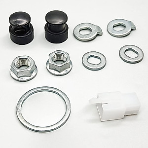 Electric Bike Hub Motor Shaft 12mm /14mm Shaft Screw Cap Washer/Spacer/Nut Cover Electric Bike Hub Lock for 500-1000 Watt Motors