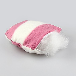 ABLAZE ZAI Small Animals Warm House Guinea Pigs Rabbit Hedgehog Dutch Rat Sleeping Cave Bed (L, Pink)