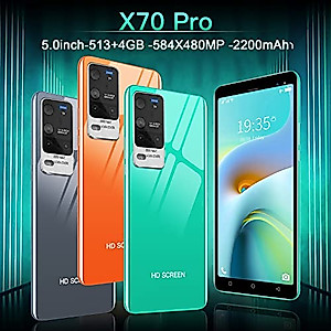 Unlocked Cellphone, Android 8.1 Unlocked Smartphone 512MB+4G ROM Mobile Cell Phone 5.5 Inch HD Touch Screen Dual SIM Cellphone Unlocked Smart Phone for Father Childrens Gift