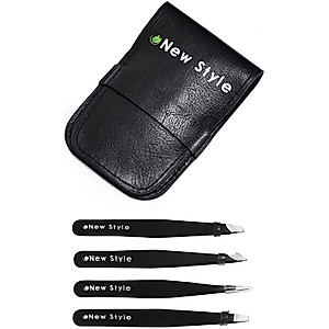 New Style Tweezers For Women And Men – Precision Eyebrow Stainless Steel Tweezer Set For Ingrown Hair, Chin, Splinter, Wig Combo Pack With Travel Case