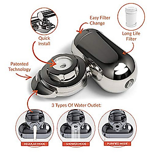 Invigorated Water pH PURIFY Multi-Stage Faucet Water Filter